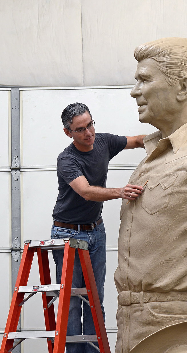 President Ronald Reagan - Chas Fagan Fine Art